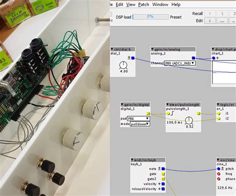 simple synth axoloti controller and software intro 3 steps