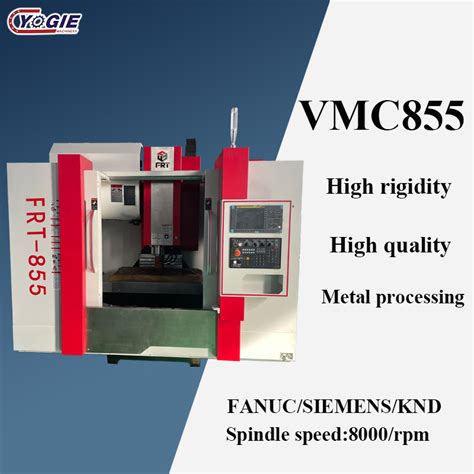 Fanuc Controller Vmc Rpm Axis Machinery Metal Milling CNC Vertical Machining Centre