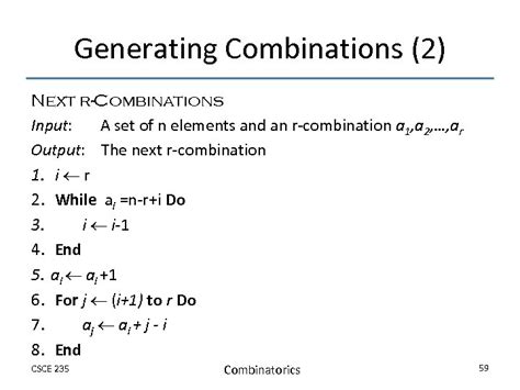 Combinatorics Section 5 1 5 6 7 5