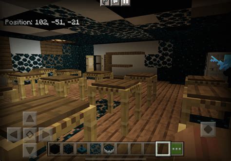 I Ddlc Classroom In Minecraft But It Been Taking Over By The Deep Dark
