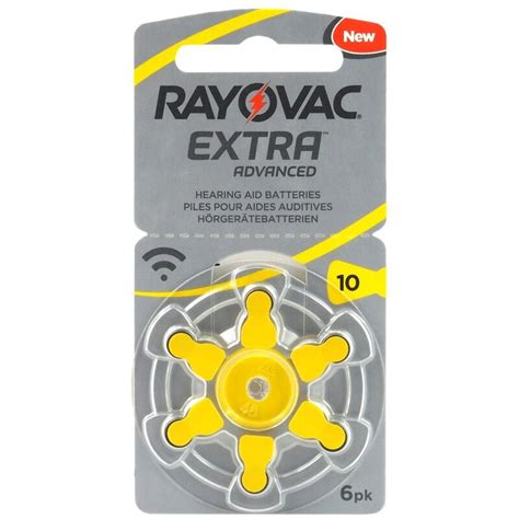 Varta Rayovac Extra Hallókészülék Elem 10 Pr70bl6 145v