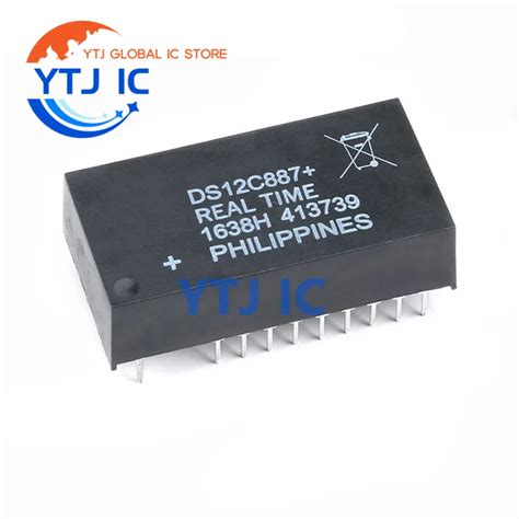 1pcs Lot Ds12887a Ds12887 Ds12887 Ds12c887a Ds12c887 Dip 19 