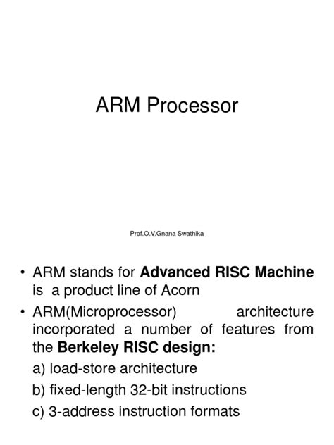 An In Depth Look At The Arm Processor Architecture Pdf Arm Architecture Central Processing
