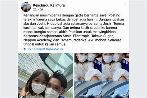 Pria Jepang Habisi Pelajar Joshi Putri Cahyani Psikopat Masih Buron Tulis Pesan Selamat Tinggal