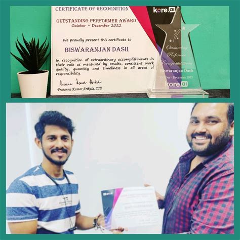 ranjan dash on linkedin partnerships recognition kore