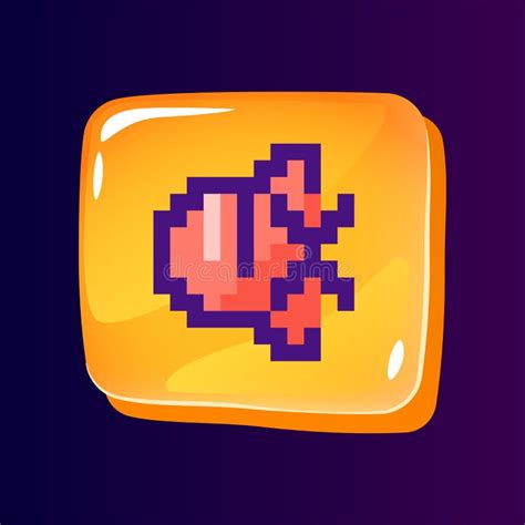 Low Sound Glossy Ui Button With Pixelated Icon Stock Vector Illustration Of Loudspeaker
