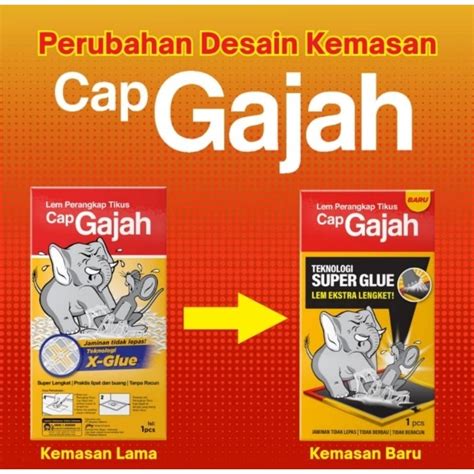 Jual Perangkap Tikus Cap Gajah Lem Tikus 5pcs Shopee Indonesia