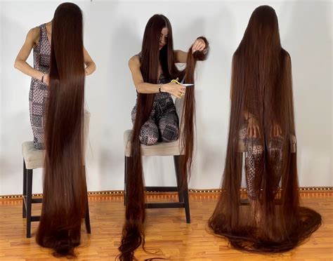 Alechka Nasyrova Queen Of Super Long Hair
