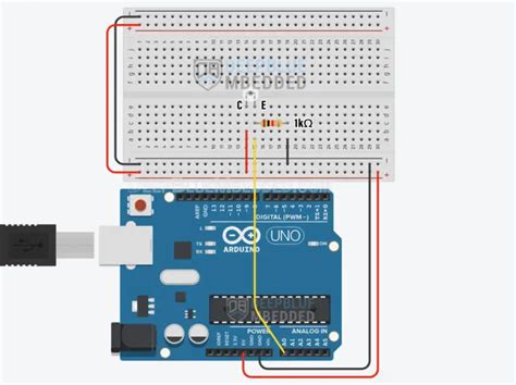 Arduino Phototransistor Circuit Code Example