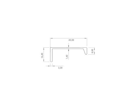 ALU - profil SAS 6113B černá - Uchytky.info