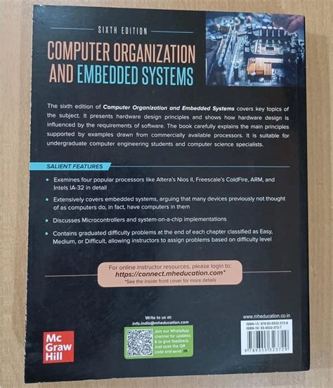 computer organization and embedded systems 6th ed book by hamacher at