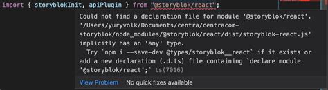 Typescript Support · Issue 28 · Storyblokstoryblok React · Github
