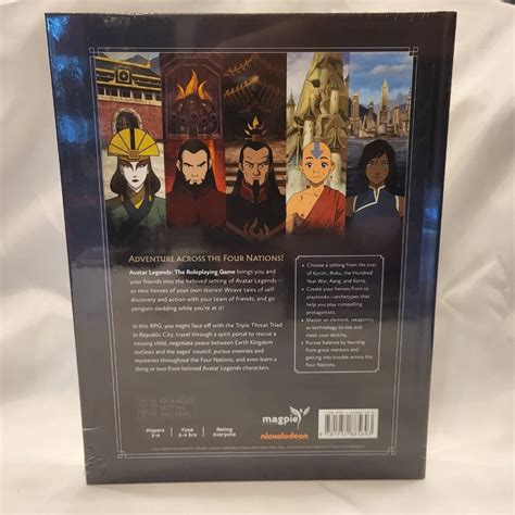 Avatar Legends Rpg Core Rulebook Magpie Games Przycz Ek Miejsce Dla Graczy