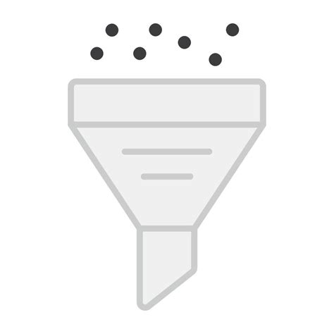 A Flat Design Icon Of Data Funnel 40204521 Vector Art At Vecteezy
