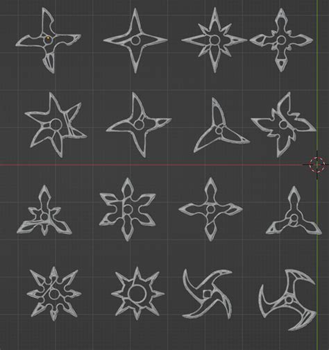 Voronoid Shuriken By Lebaum Download Free Stl Model