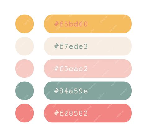 Palette De Couleurs Rose Bleu Jaune Couleurs Pastel Catalogue