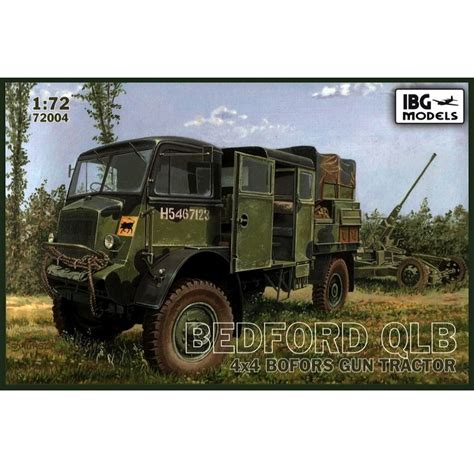 Ibg Models 72004 Bedford Qlb 4x4 Bofors Gun Tractor 1 72 Scale Kit