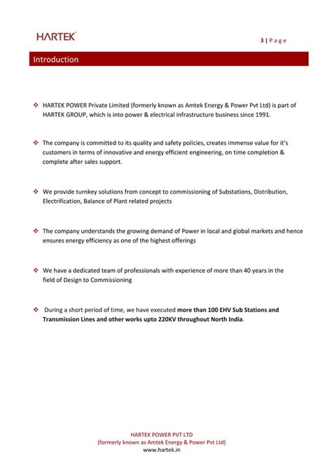 Hartek Power Power System Profile Pdf