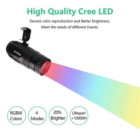 Dart Board Stand Senlan 9w Rgb Led Pinspot Stage Light Ir Remote