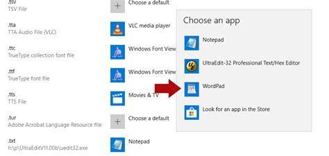 How To Change Txt Extension From Notepad To UltraEdit In Windows 10