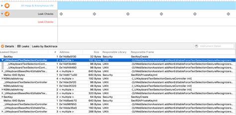 How To Use Xcode Instruments To Solve Leakage In IOS Hybrid App Ionic Stack Overflow