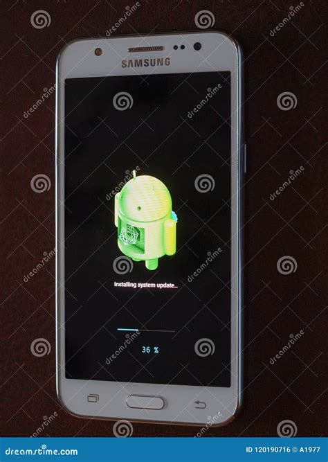 Android Installing System Update Editorial Photo Image Of Samsung