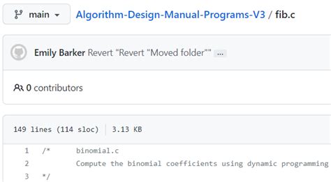 Just A Tiny Mistake In The Code Description Of Fib C Issue 2 SkienaBook Algorithm Design