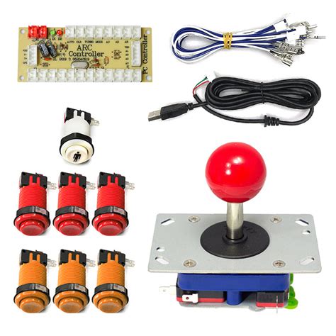 Arcade Diy Kit Zero Delay Encoder With Wire Usb 30mm Button 5p For Arcade Joystick Video Game