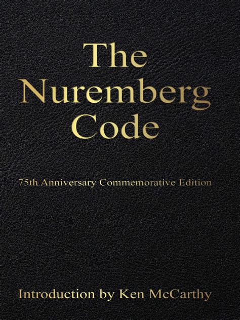 Nuremberg Code Final Pdf Physician Medical Ethics