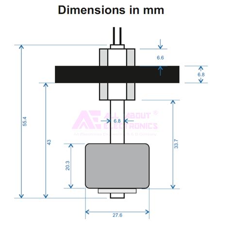 Float Sensor Switch Water Level Sensor For Water Level Controller Normally Open No Normally