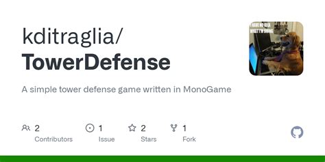 Github Kditragliatowerdefense A Simple Tower Defense Game Written