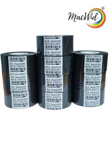 PVC Black MACWID BATCH CODING RIBBON For Printing Model Name Number FC3 At 200 Piece In Indore