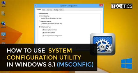 What Is Msconfig Or System Configuration Utility In Windows 10