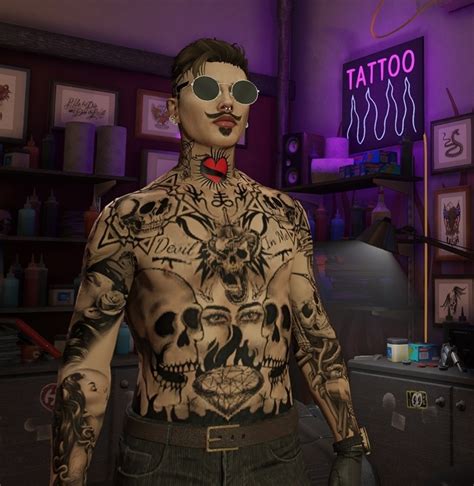 Devil Tattoo For Mp Male Gta5