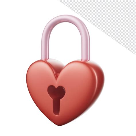 Premium Psd 3d Render Asset Design Valentine Illustration