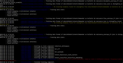 Migrating Dialogflow Agent To Rasaerror No Training Exemples Found For