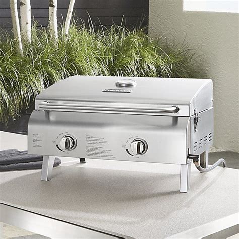 Cuisinart Chef Style Stainless Steel 2 Burner Mini Portable Tabletop