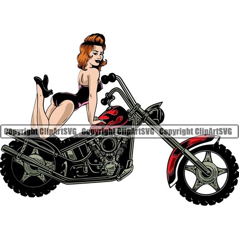 Mechanic Logo Sexy Pinup Girl Fix Repair Service Shop Garage Etsy