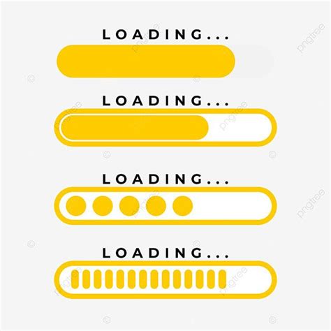 Loading Progress Bar Vector PNG Images Loading Bar Progress Icons