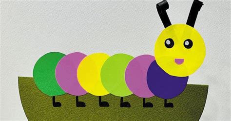 [고수 아빠의 육아 비결] 알록달록 색종이 이어 붙여 춤추는 애벌레 만들어 봐요