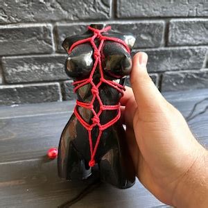 Black Shibari Woman Shibari Figurine Woman Torso Statue Etsy