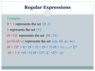 Chapter REGULAR EXPRESSION Pdf Programming Languages Computing