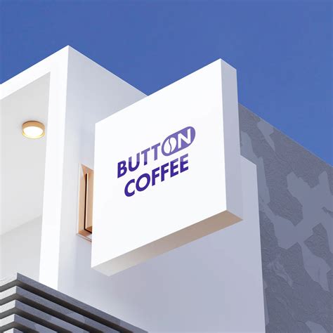 버튼커피 커피숍로고 디자인 로고 디자인 포트폴리오 크몽