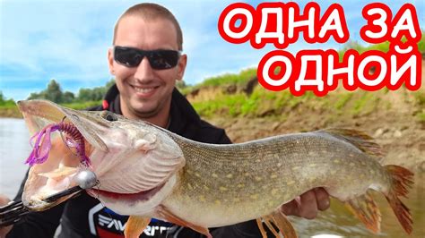 ДА СКОЛЬКО ЖЕ ЗДЕСЬ ЩУКИ!? ЩУКА С КАЖДОГО ЗАБРОСА. ПРИМАНКИ И ПРОВОДКИ ...
