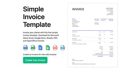 Simple Invoice Template
