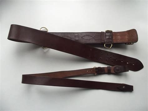 Ww2 British Army Officers Sam Brown Belt And Shoulder Strap Dbg Militaria