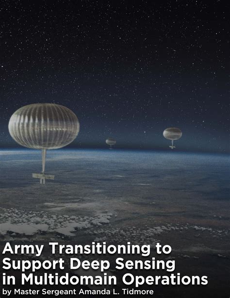 Army Transitioning To Support Deep Sensing In Multidomain Operations