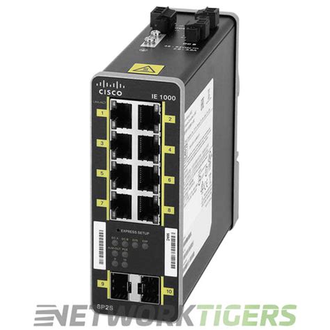 Ie 1000 8p2s Lm Cisco Switch Industrial Ethernet 1000 Series