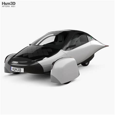 Aptera Solar Ev 2025 3d Model Download Sports Car On