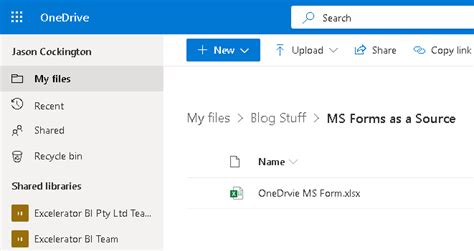 the best way to use power bi with microsoft forms excelerator bi